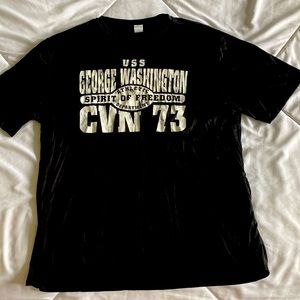Uss George Washington Naval Carrier Workout Shirt. Vi… - Gem